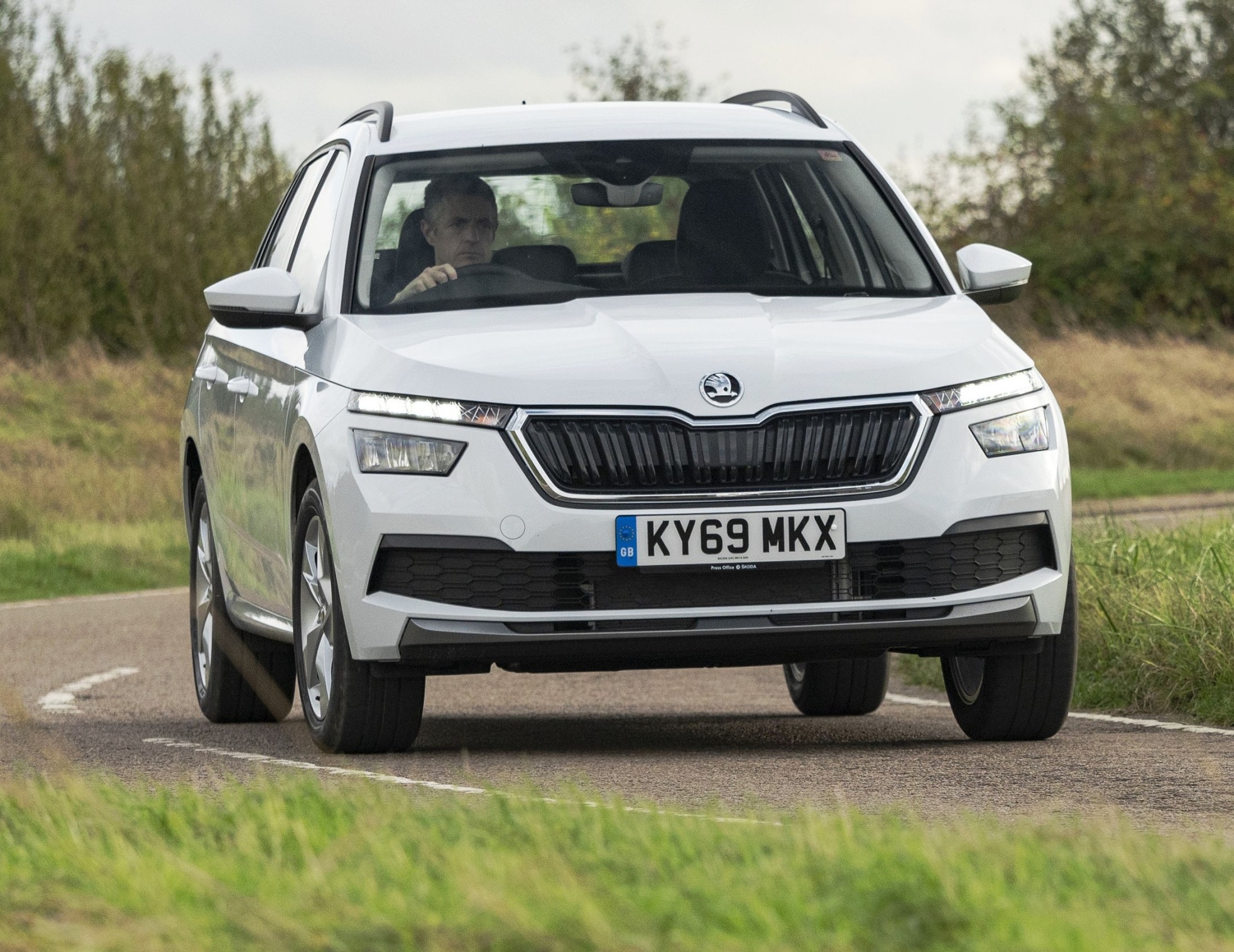 Skoda Kamiq front action view – Wheels Within Wales