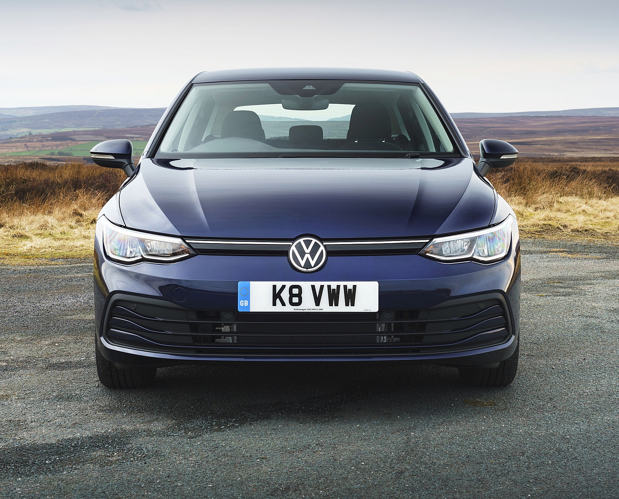 VW Golf 8 Life front static view – Wheels Within Wales