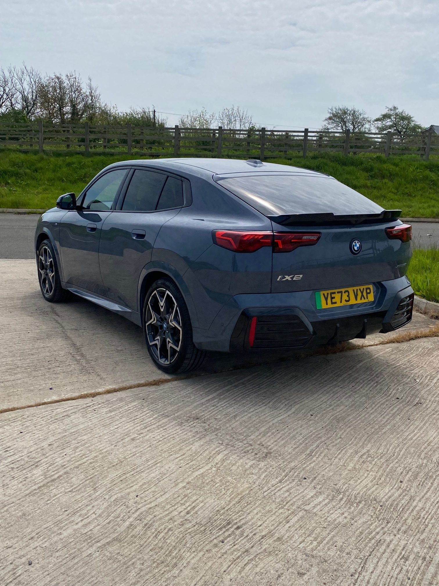 BMW iX2 ext rear nside – Wheels Within Wales